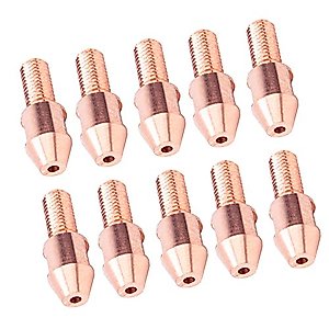 10Pcs Welding Contact Tip, Arc Welding Nozzle for Screw M12 Submerged Arc Welding Accessory Arc Welding Tip Welder Tool(0.4)