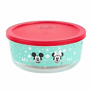 Pyrex Glass 8-piece Decorated Food Storage Set - Mickey & Minnie
