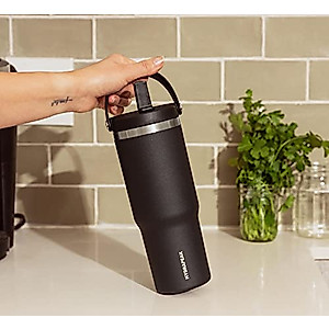 Hydrapeak Nomad 32 oz Tumbler with Handle and Straw Lid, Leakproof Tumbler, Tumbler Lid Straw, Double Insulated Tumblers, 32oz Double Insulated Cup Straw, Stainless Steel (Powder Blue)