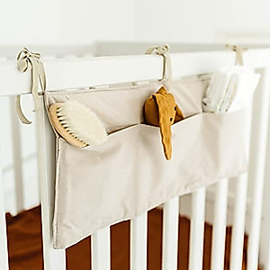 Natemia Baby Nursery Crib Organizer- Hanging Diaper Organizer for Crib - Made in Portugal