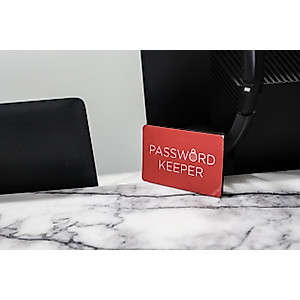 Kikkerland Password Keeper (NB01),Red, Wallet sized folding book