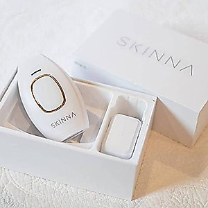 Skinna IPL Laser Hair Removal System | Laser Hair Remover, Permanent Hair Removal for Women & Men | Hair Laser Removal at Home for Face, Arms, Legs, Body, Bikini Line | Painless Hair Removal Laser