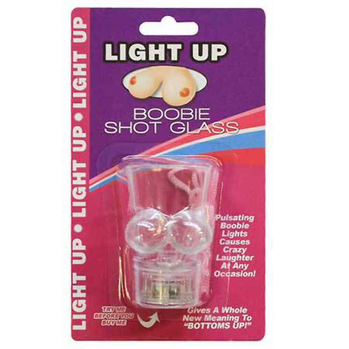 Light Boobie Shot Glass