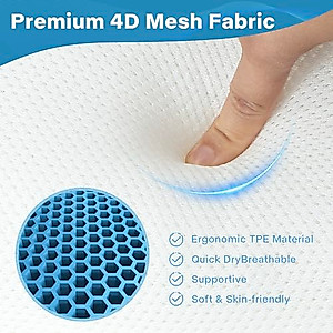 Bath Pillow,Bath Pillows for Tub Neck and Back Support, Bathtub Pillows for Head and Neck, Bathtub Pillow, Bath Accessories for Tub Women, Hot Tub Accessories for Adults, Tub Pillow (White)