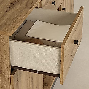 South Shore Bellami Buffet with Wine Storage, Nordik Oak