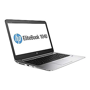 HP Elitebook Folio 1040 G3 | 14 FHD Display / Intel Core i7-6600U 2.6Ghz / 8GB / 256GB SSD / Fingerprint Scanner / Webcam / HDMI / Windows 10 Pro (Renewed)