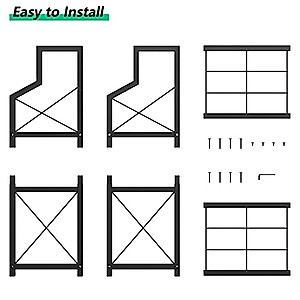 Small Firewood Rack Holder for Indoor Fireplace, 2-Tier Fire Wood Log Storage Rack Stacker Stand, Strong and Durable for Outdoor Patio, Fire Pit, Stove, Black