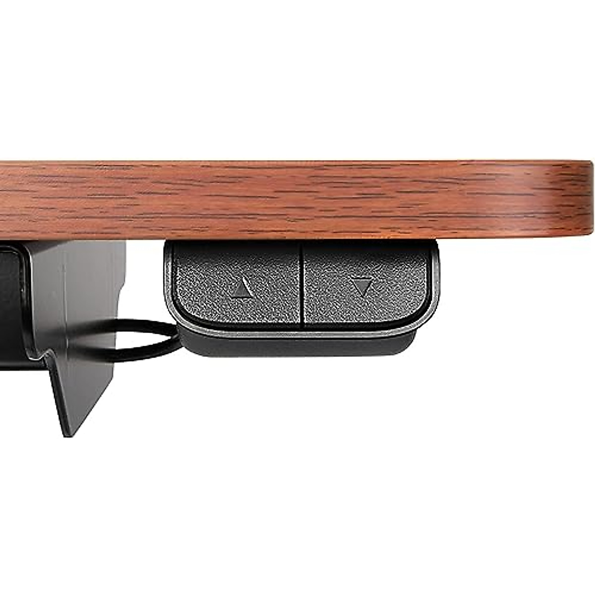 Vaunn 2023 Newly Updated Medical Overbed Bedside Table with Wheels (Electric-Powered, Hospital and Home Use) - Brown