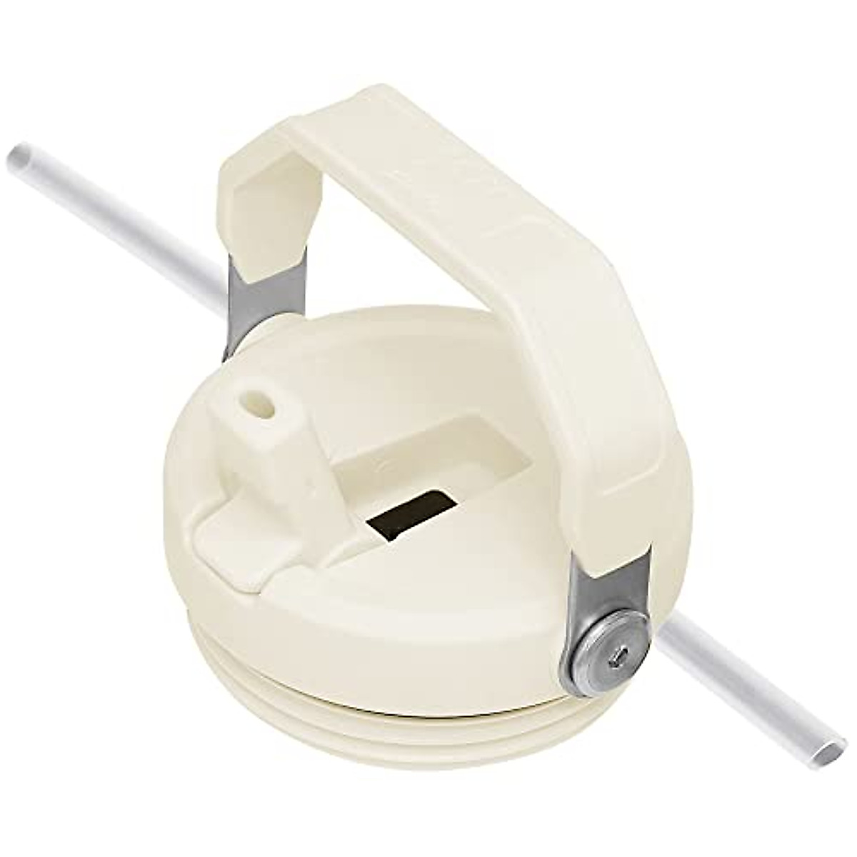 Stanley IceFlow Stainless Steel Tumbler with Straw - Vacuum Insulated Water Bottle for Home, Office or Car - Reusable Cup with Straw Leakproof Flip - Cold for 12 Hours or Iced for 2 Days (Cream)