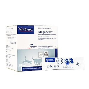 Virbac Omegaderm EZ Dose, Small Dog/Cat, 28 Count, 4 mL