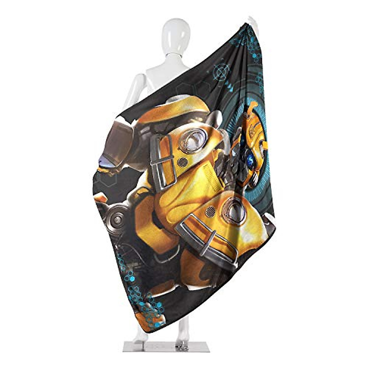 Hasbro's Transformers, "Be Alert" Micro Raschel Throw Blanket, 46" x 60", Multi Color