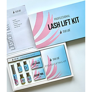 Stacy Lash Lift Kit - Professional Salon Premium Quality Eyelash Perm Curling Lotion & Liquid Full Lifting Set - Eyelash Perming Wave Curling Semi-Permanent