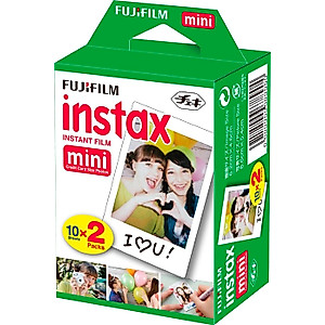Fujifilm Instax Mini Link 2 Color Smartphone Printer - Soft Pink Instant Mini Film (40 Sheets) with Accessories Including Compatible Case with Strap, Photo Album, Stickers, Bundle