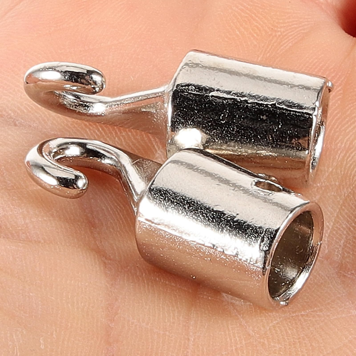 Angoily 4pcs Wand Hook Vertical Blinds Replacement Parts Wand tip Hook for Blinds Blind Parts Blind Hook Replacement Blind Wand Replacements Curtain Hooks for Drapes Connector Metal Mini