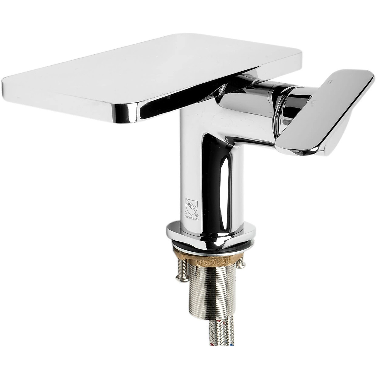 ALFI brand AB1882-PC Polished Chrome Single-Lever Bathroom Faucet, 4.9" L x 4.9" W x 4.8" H