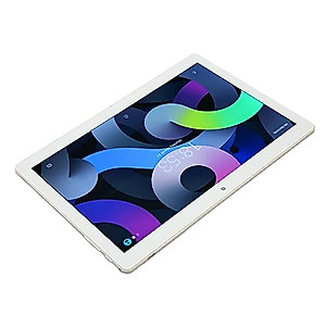 Luqeeg 2 in 1 Tablet, 10.1 Inch 4G LTE Tablet 8MP 20MP US Plug 100‑240V 8800mAh 5G WiFi with BT Mouse for Study for Android 12.0 (US Plug)