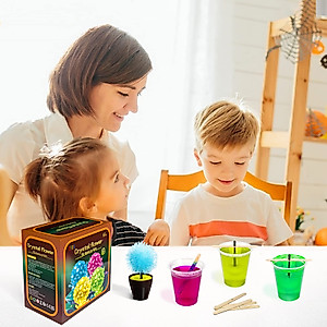 GobiDex Science Kits for Kids, Crystal Growing Kit-Crystals Grow Fast in 24 Hours, STEM Projects Learning & Education Toys Gift for Boys & Girls, Arts and Arafts for Kids Ages 6-8 8-12