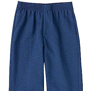 Van Heusen Boys' 4-Piece Formal Suit Set, Vest, Pants, Collared Dress Shirt, and Tie, Blue Jean, 8