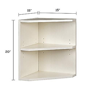 Safco Medina Hutch Cabinet, Textured Sea Salt Laminate