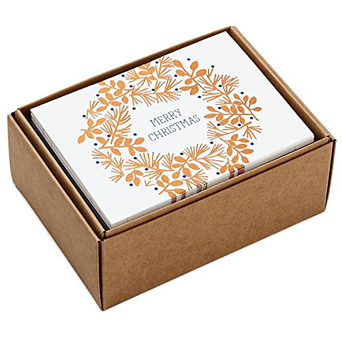 Hallmark Boxed Christmas Cards Assortment, Peace Hope Joy (48 Cards with Envelopes) (1XPX5176)