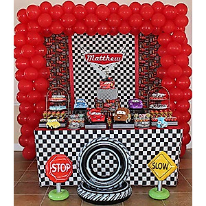 LYLYCTY 7x5ft Checkers Backdrop Black and White Racing and Checkered Pattern Photo Booth Chess Board Texture Grid Photography Background LYZY0505