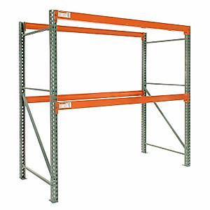 Global Industrial Teardrop Pallet Rack Starter, 120"W x 42"D x 144"H