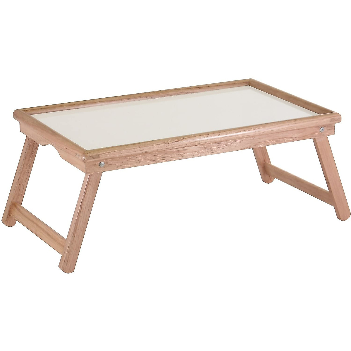 Winsome Wood Stockton Bed Tray, Natural/white