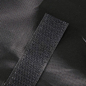 J&C Heavy Duty 420D Double Decker Rabbit Hutch Cover Windproof Waterproof Black Covers for Winter Rectangular Outdoor Bunny Cage Cover for Guinea Pig Cage (No Hutch (48x20x41 in)