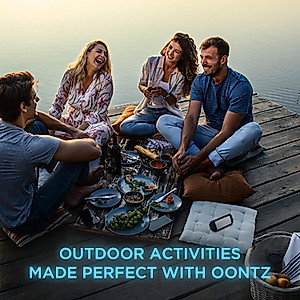 OontZ Ultra Bluetooth Speaker, Portable Wireless Speaker, 14 Watts, Up To 100 Ft Bluetooth Range, IPX7 Waterproof Speaker (Black with White Grille)