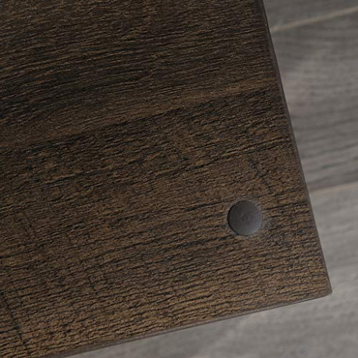 Sauder Stow-Away 4-Cube Organizer, Smoked Oak Finish