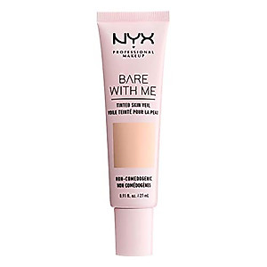 NYX PROFESSIONAL MAKEUP Bare With Me Tinted Skin Veil, Lightweight BB Cream - Pale Light