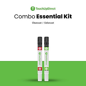 TouchUpDirect WA8555/41/GBA Black Raven Compatible With Cadillac Exact Match Touch Up Paint Combo - Essential Kit