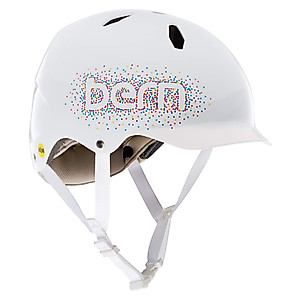 BERN, Summer Bandito EPS Helmet, MIPS Gloss White Confetti, M/L