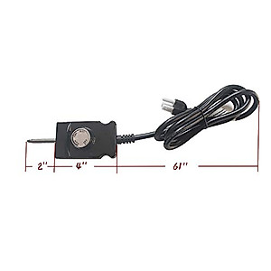 Unifit 120V AC 15A Electric Smoker/Grill Analog Adjustable Temperature Controller Heating Element Replacement Kits up to 1750 Watts (1 Set)