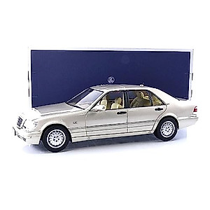 Norev 1997 S600 Smoke Silver Metallic 1/18 Diecast Model Car 183723