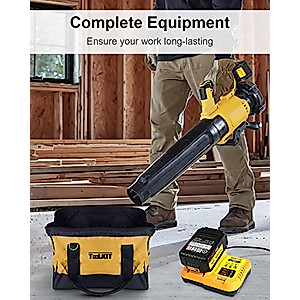2Pack 6000mAh Replacement for Dewalt 20v Battery with a Charger (Include One Toolkit)