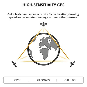 XOSS G+ GPS Bike Computer ANT+ with 2 Smart Cadence Sensor, Bluetooth Cycling Computer, Wireless Bicycle Speedometer Odometer, Waterproof MTB Tracker Fits All Bikes (Support Heart Rate Monitor)