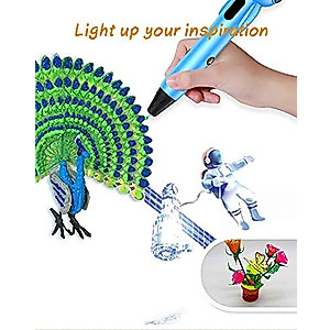 PCL Filament for 3D Pen 20 Colors/320 Ft - Low Temperature of 158°F(70°C) 1.75mm PCL 3D Drawing Pen Filament Refills - High-Precision Diameter,Non-Toxic,Non-Clogging,No Mess 3D Printing Pen Filament…