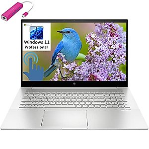 2023 HP Envy 17 17.3" Touchscreen FHD 300nits Business Laptop, 12th Gen Intel 12 Cores i7-1260P, 64GB DDR4 RAM, 2TB PCIe SSD, WiFi 6, Bluetooth 5.3, Backlit Keyboard, Windows 11 Pro, Type-C HUB