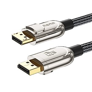 llano 8K DisplayPort 1.4 Cable 10ft, DP 1.4 Cable with latches 32.4Gbps 240Hz High Refresh Rate Male-to-Male Connection Cable for Game E-Sports Monitor, 28AWG Pure Copper Wire Core