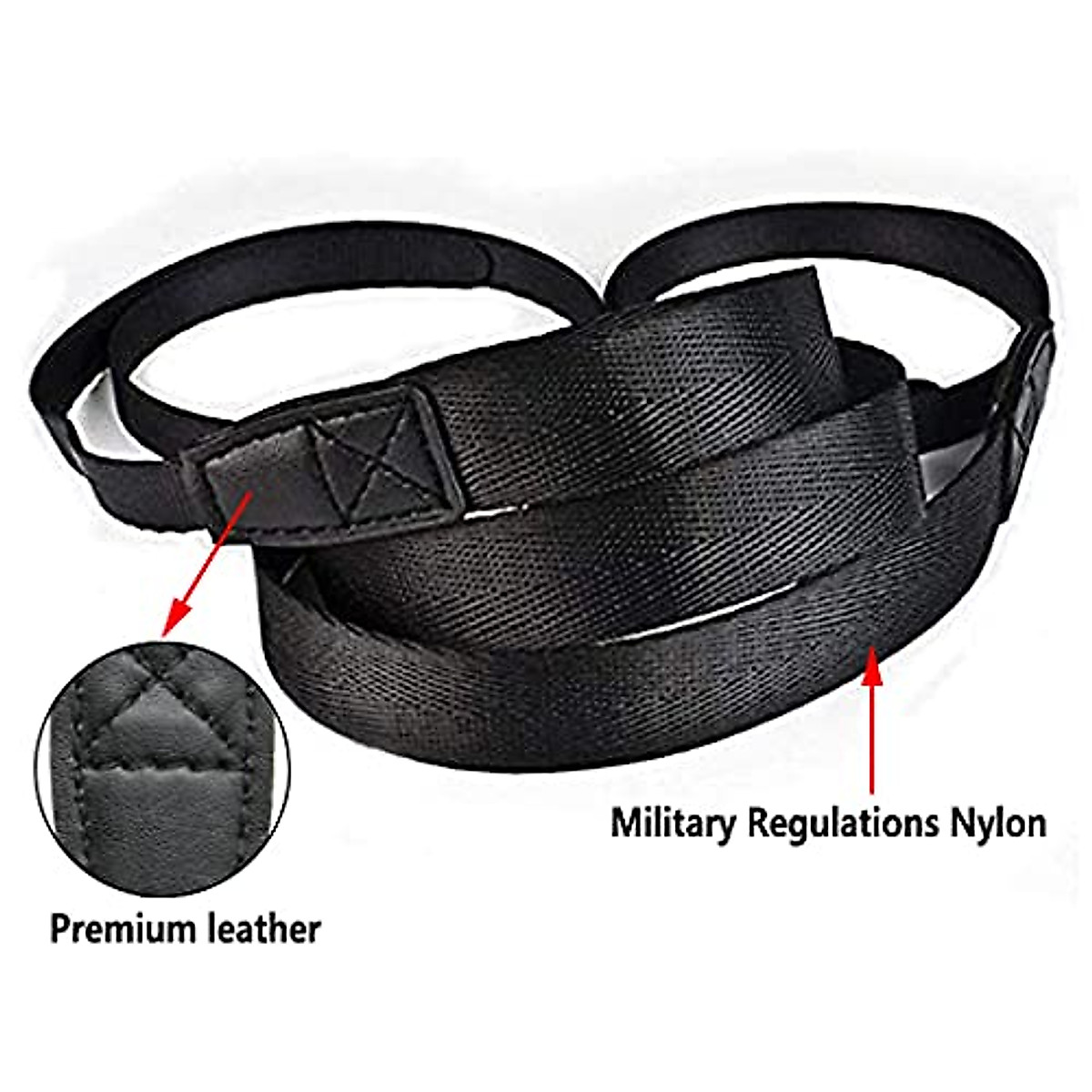 Eorefo Camera Strap Camera Neck Strap with Quick-release Buckles for Mirrorless Camera.(Black)