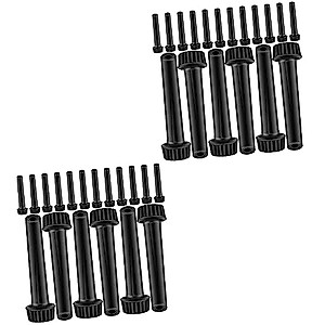 Uonlytech 40 Pcs Lamp Holder Accessories Light Lock Lamp Replacement Lamp Turn Knobs Light Key Lamp Part Light Knobs Replacement Light Bulb Plastic Handle