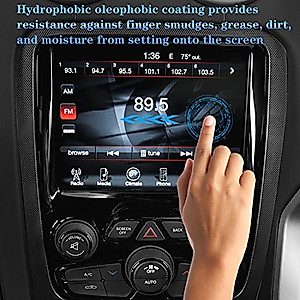 Touch Screen Glass Digitizer 8.4 Inches, Replacement for Chrysler & Dodge 2011-2020 Journey, 2011-2014 Charger & 300, Upgraded RB5 RE2 Radio