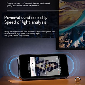 Hipipooo Super Small Mini Smartphone 3G Network 2.5 Inch Mini Phone 1GB+8GB Quad Core Dual SIM Android The World's Smallest Unlocked Kids 3D Glass Pocket Cellphone (Black)