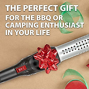HomeRight Electro-Torch C900085 Fire Starter, Charcoal Starter and Lighter, BBQ Smoker, Grill Starter, Chemical Free Heated Air with Built-In Blower