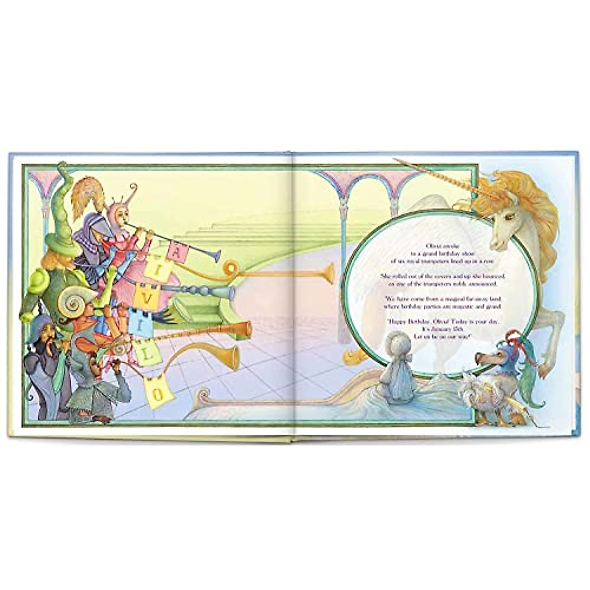 My Royal Birthday Adventure Personalized Children's Story - I See Me! (Unicorn Softcover)