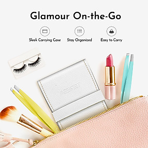 Terresa-Beauty Eyebrow Tweezers Women Professional, 4 in 1 Precision Tweezer Set, Facial Hair Plucking, Ingrown Hair Remover, Multicolor