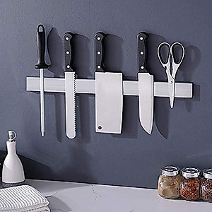 G.a HOMEFAVOR Stainless steel Magnetic Knife Holder 16-Inch Magnetic Knife Strip for Tidy Kitchen