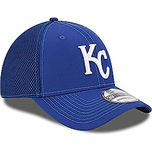 New Era MLB Neo Team Color 39Thirty Stretch Flex Fit Hat Cap (as1, Alpha, l, x_l, Kansas City Royals)