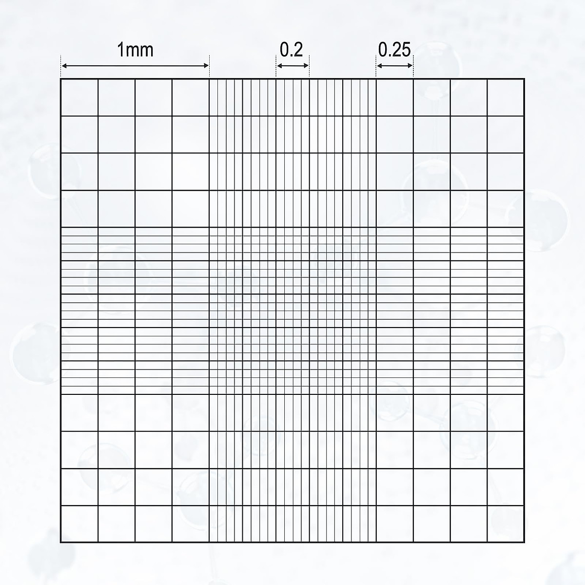 creahub Improved Neubauer Hemocytometer Cell Counting Chamber with Bright Line Hemocytometer, Cellware Chambers with 2 Pcs Cover Glass for Counting Cells, Pollen in Laboratory Factory Medical